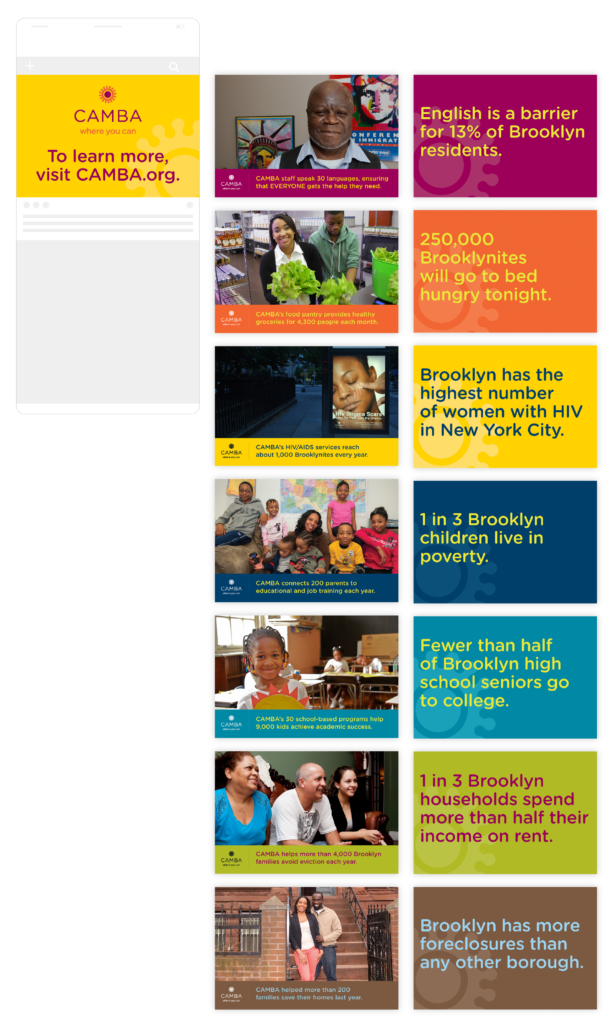 Case Study: CAMBA Branded Collateral – Sanura Weathers